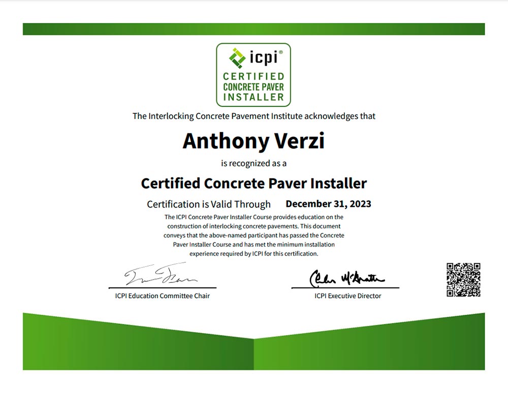 Certifications, Continental Landscaping, Severn, MD